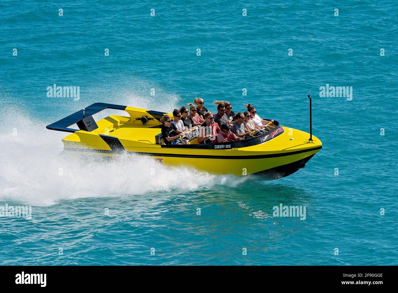 Airlie Beach, Queensland, Australia - April 2021: Passengers having fun ...