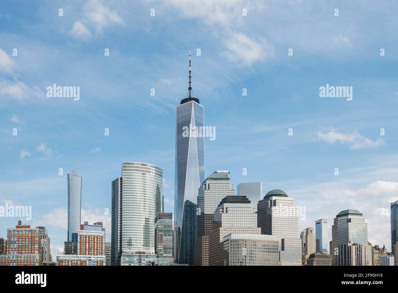 Modern megapolis with high rise buildings Stock Photo - Alamy