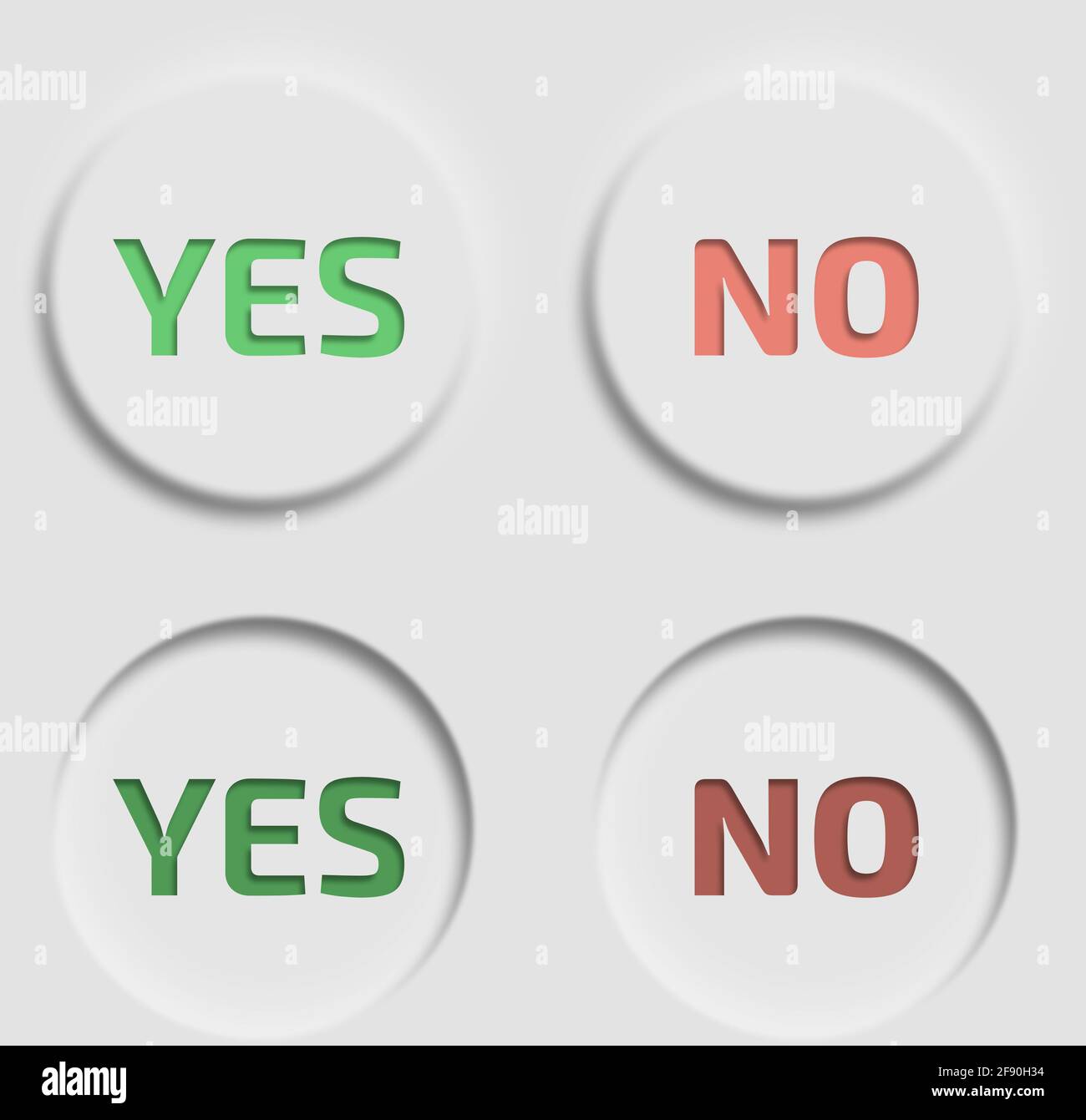 Yes icon hi-res stock photography and images - Alamy