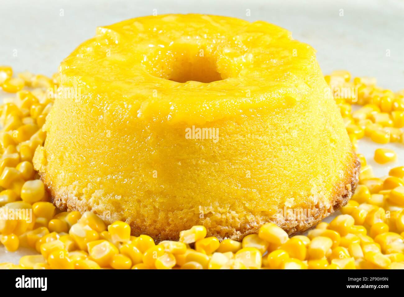 corn cake yellow dessert food Stock Photo - Alamy