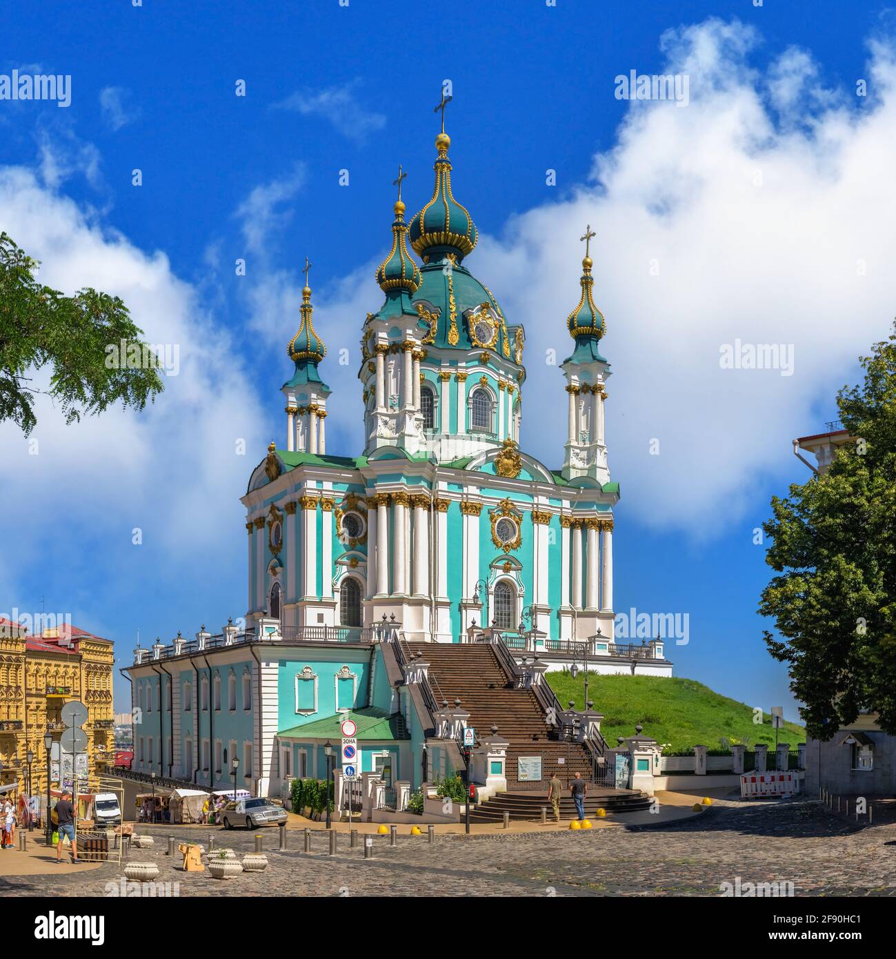 St. Andrew Church in Kyiv, Ukraine Stock Photo - Alamy