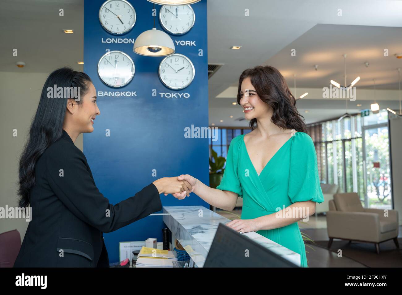 Check In Counter Staff High Resolution Stock Photography and Images - Alamy