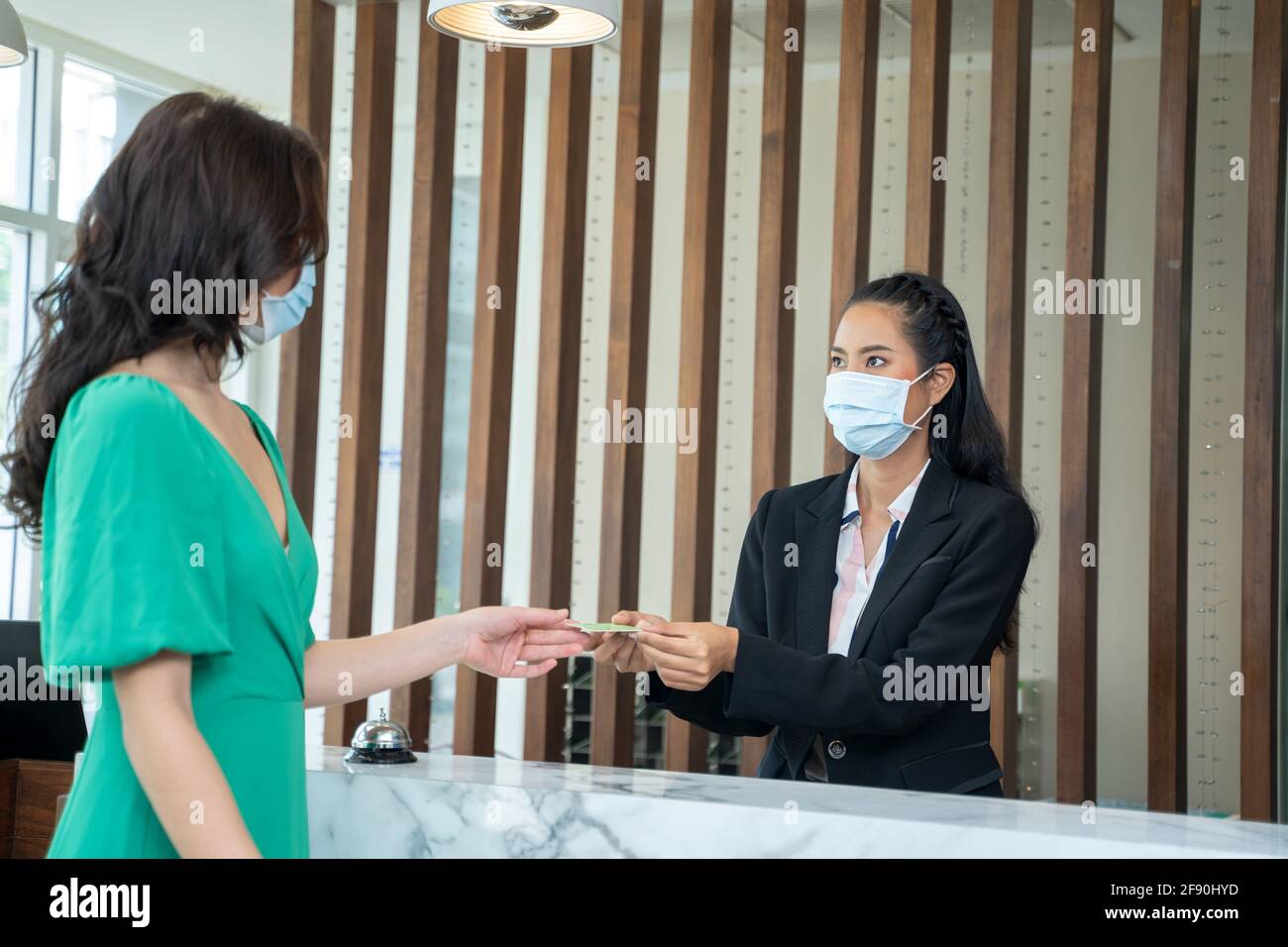 Check in person hi-res stock photography and images - Alamy