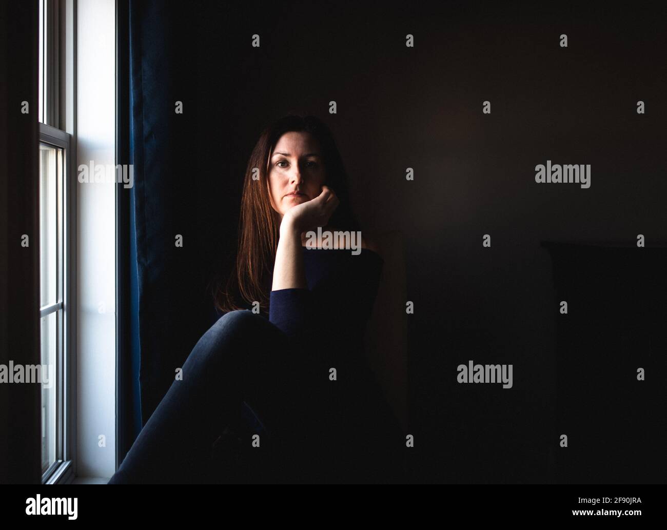 Alone Woman High Resolution Stock Photography and Images - Alamy