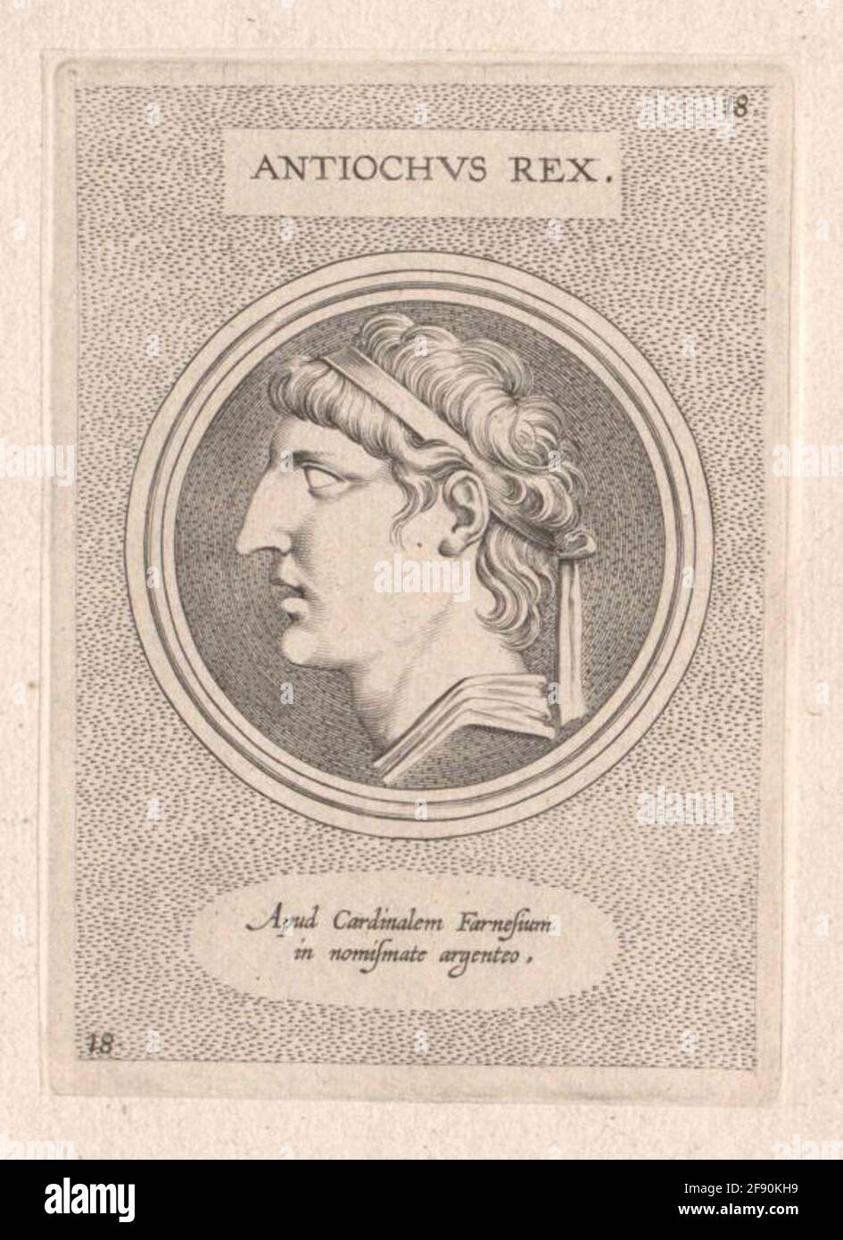 Antiochus IV. Epiphanes, King of Syria Stock Photo - Alamy