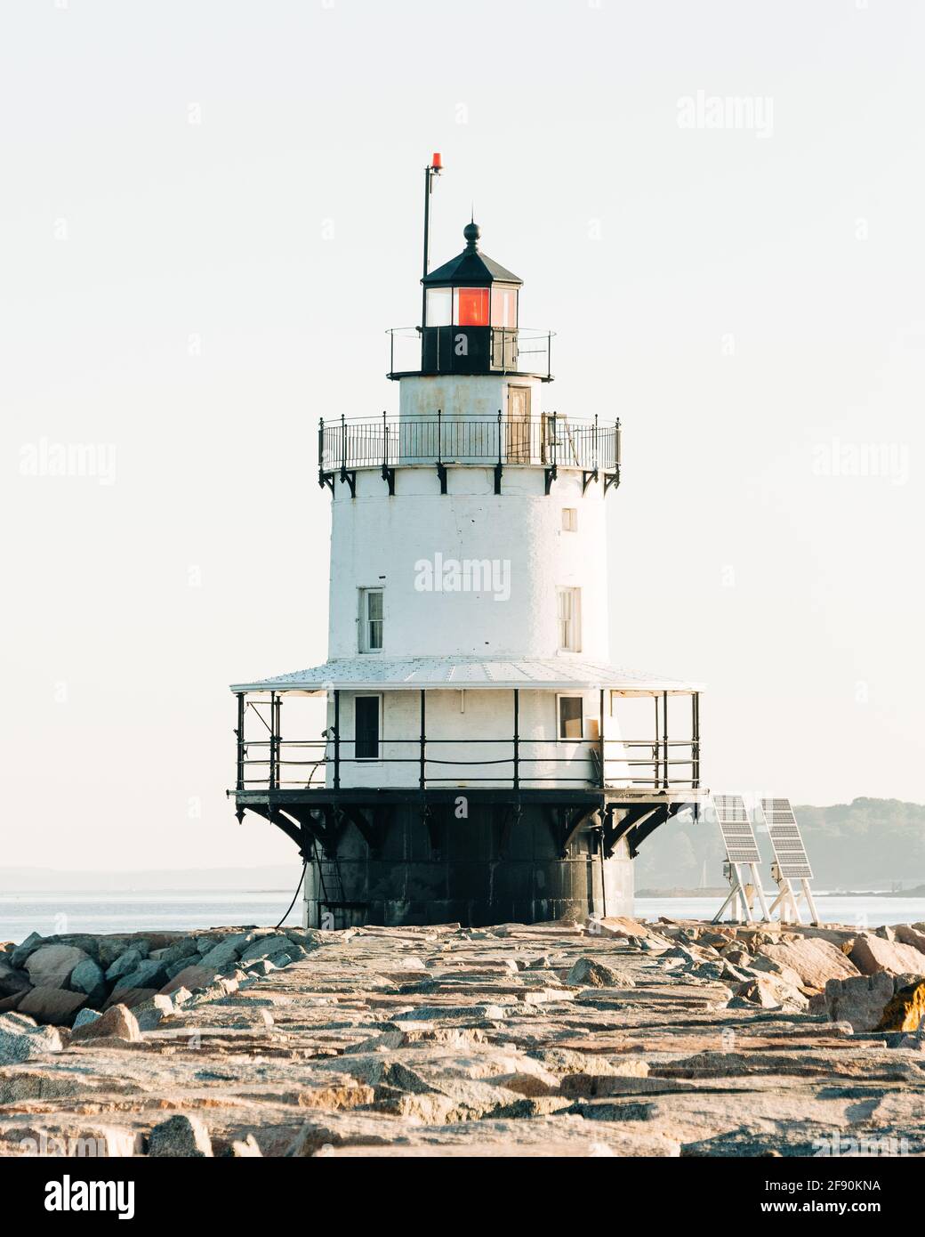 Spring Point Ledge Lighthouse, in Portland, Maine Stock Photo - Alamy