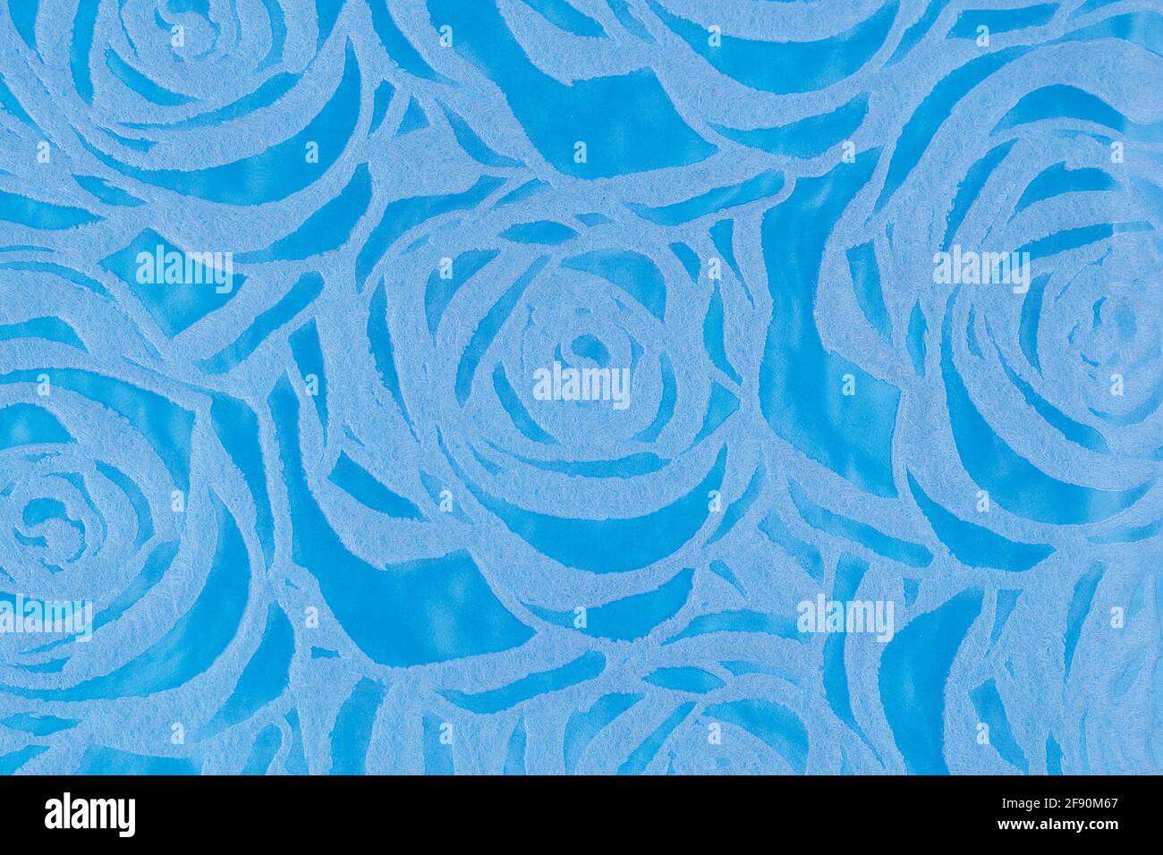 blue background with embossed roses texture Stock Photo - Alamy