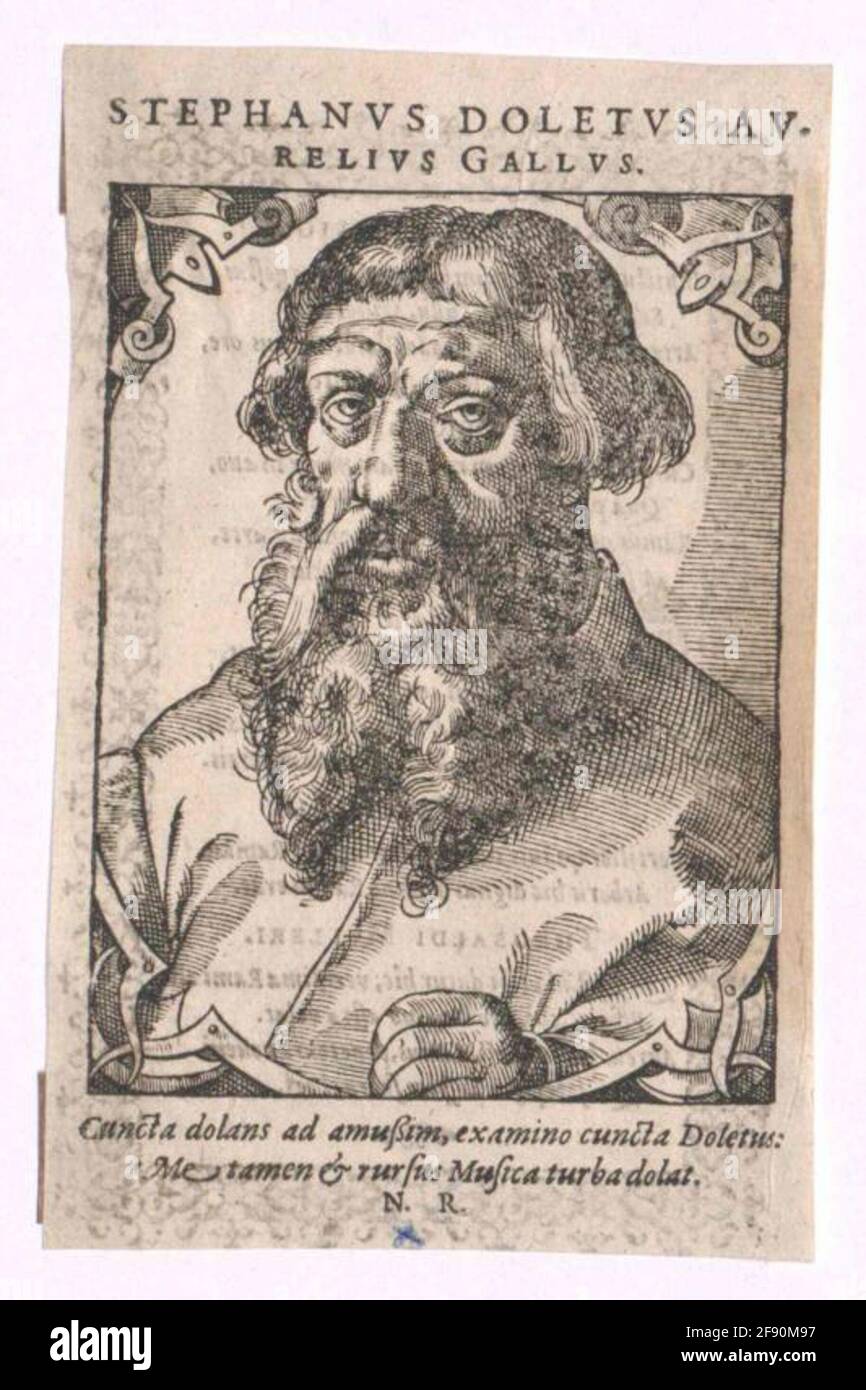 Etienne dolet hi-res stock photography and images - Alamy