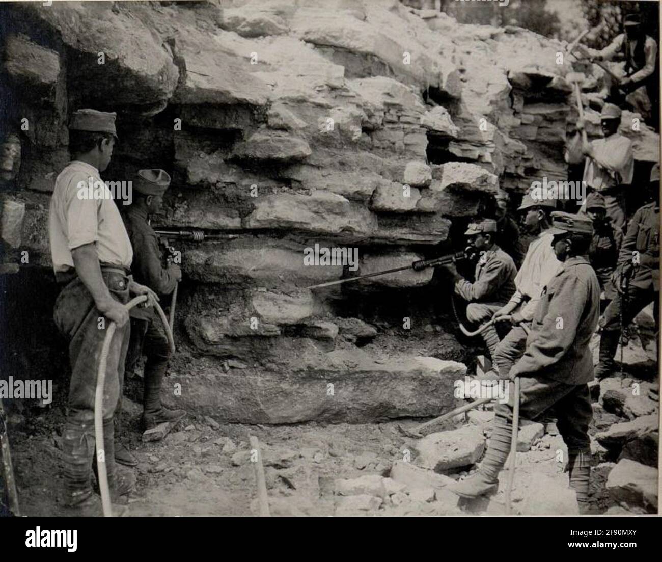 Stone boring machine hi-res stock photography and images - Alamy