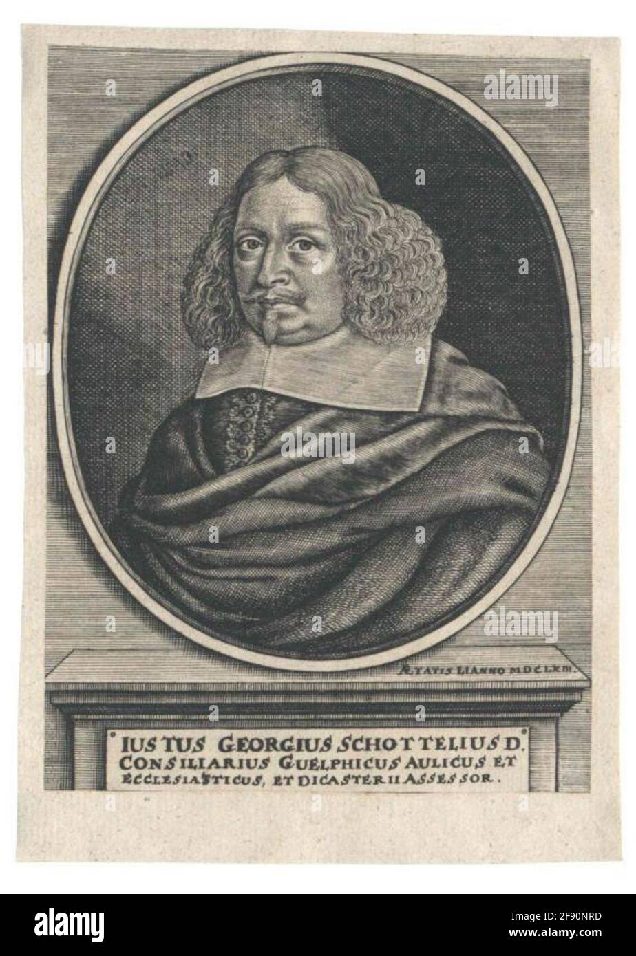 Schottelius, Justus Georg (1612-1676) Stecher: Buno, Conrad Stock Photo ...