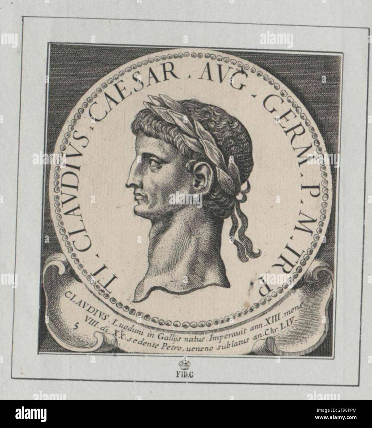 Claudius, Roman emperor Stock Photo - Alamy