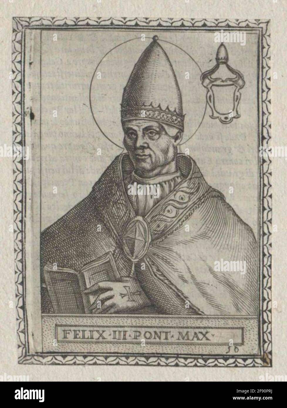 Felix III., Pope Stock Photo - Alamy