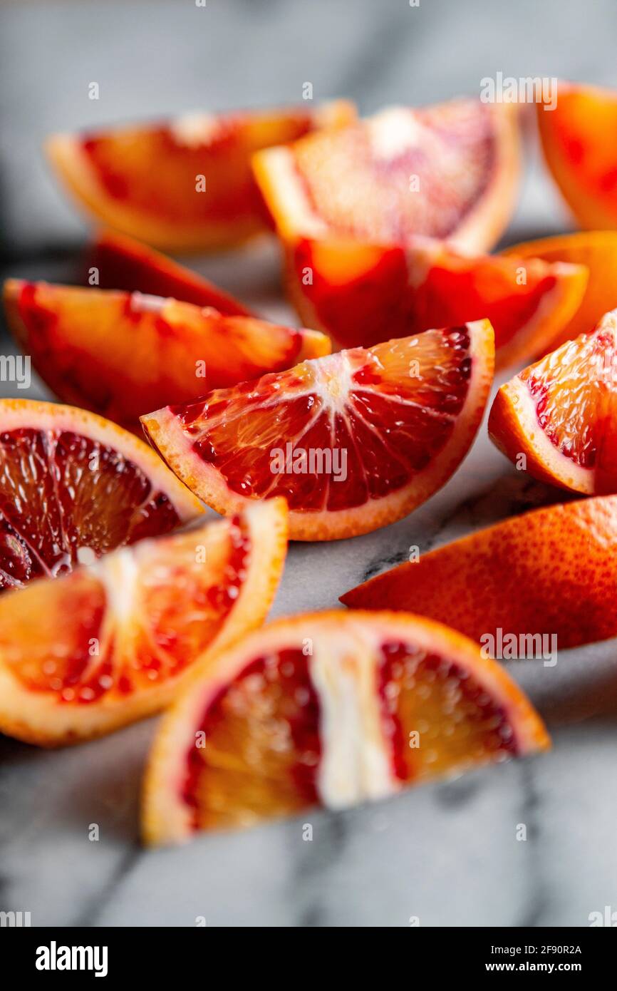Blood orange segments hi-res stock photography and images - Alamy