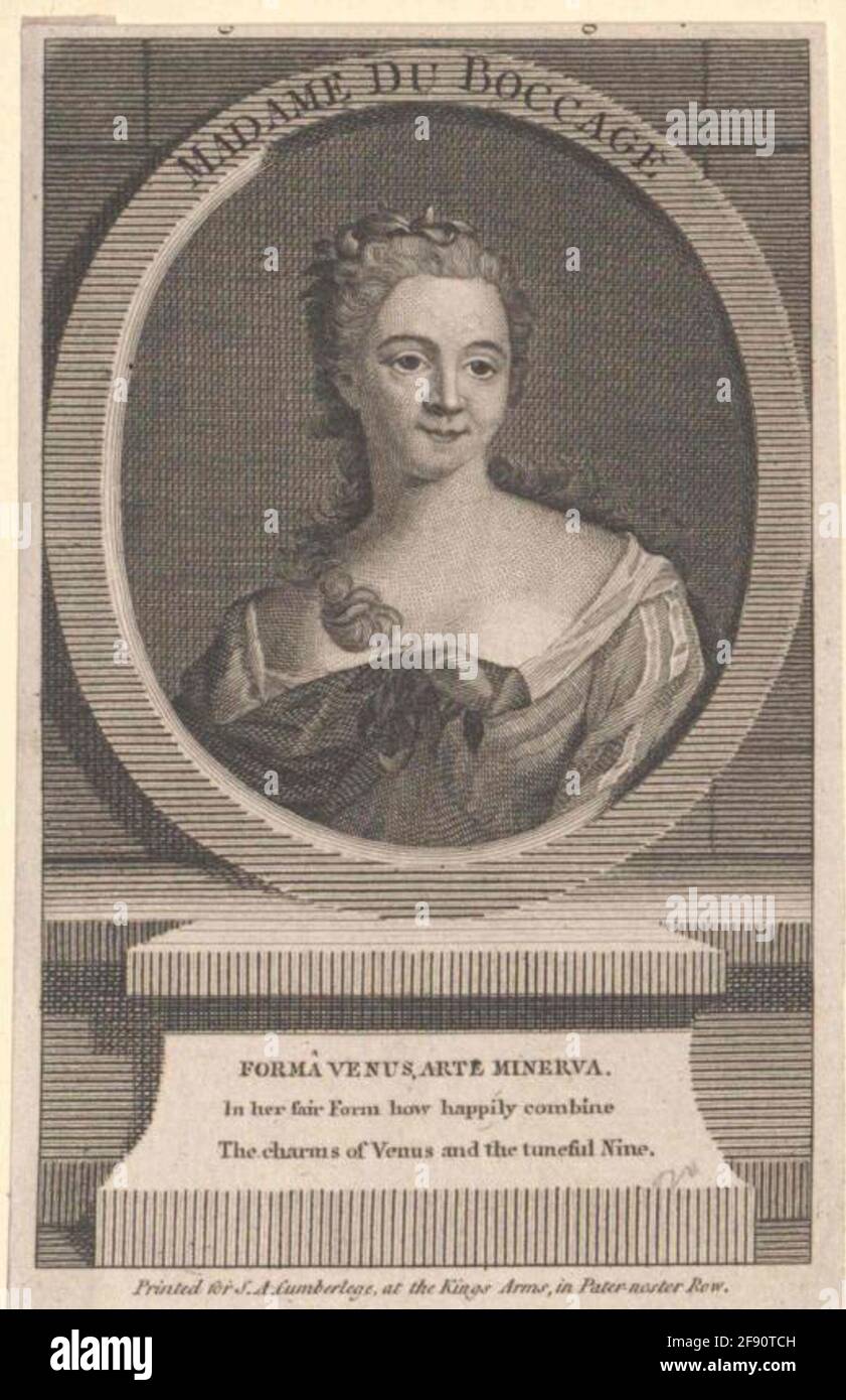 The page, Marie Anne Stock Photo - Alamy