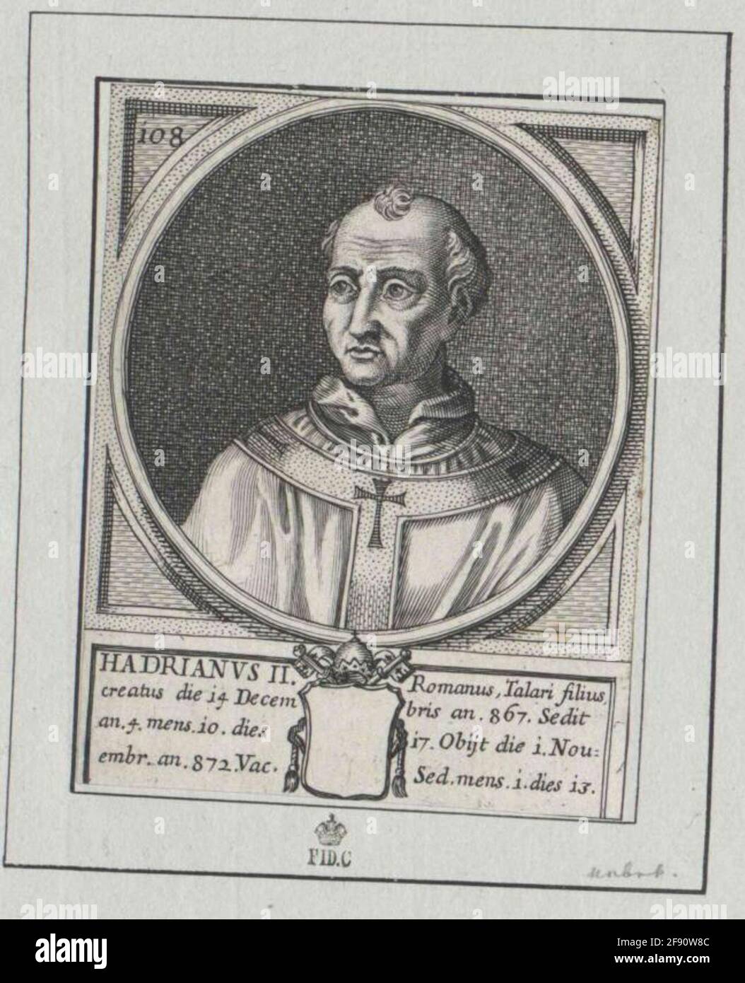 Pope hadrian ii hi-res stock photography and images - Alamy