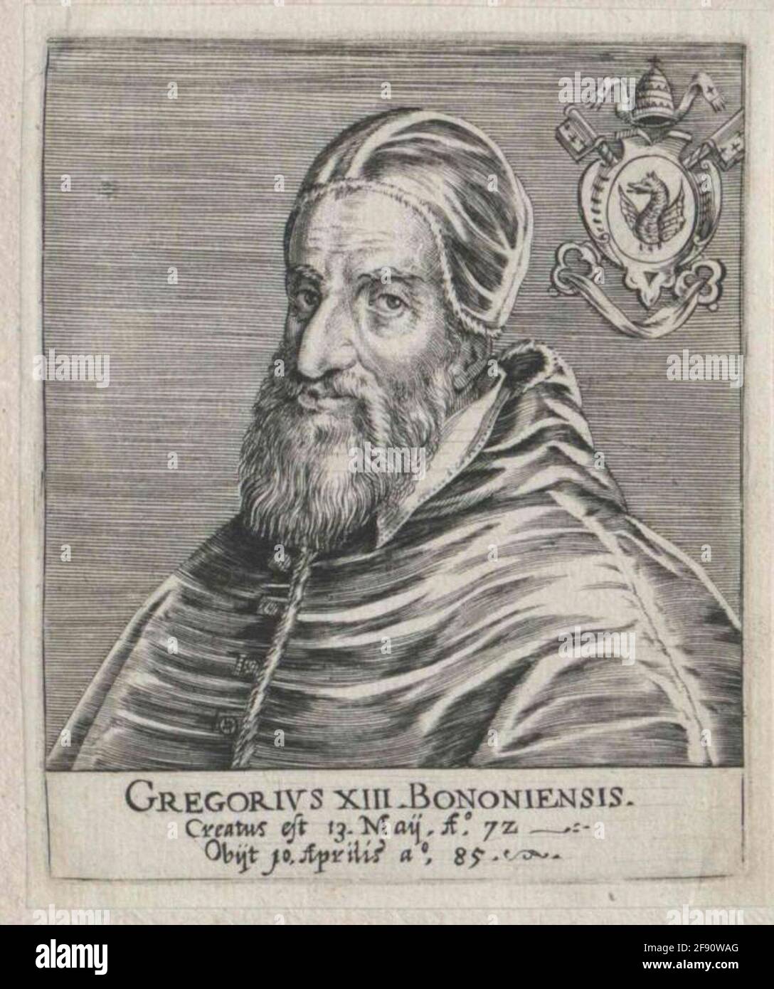 Gregor XIII., papa Stock Photo - Alamy