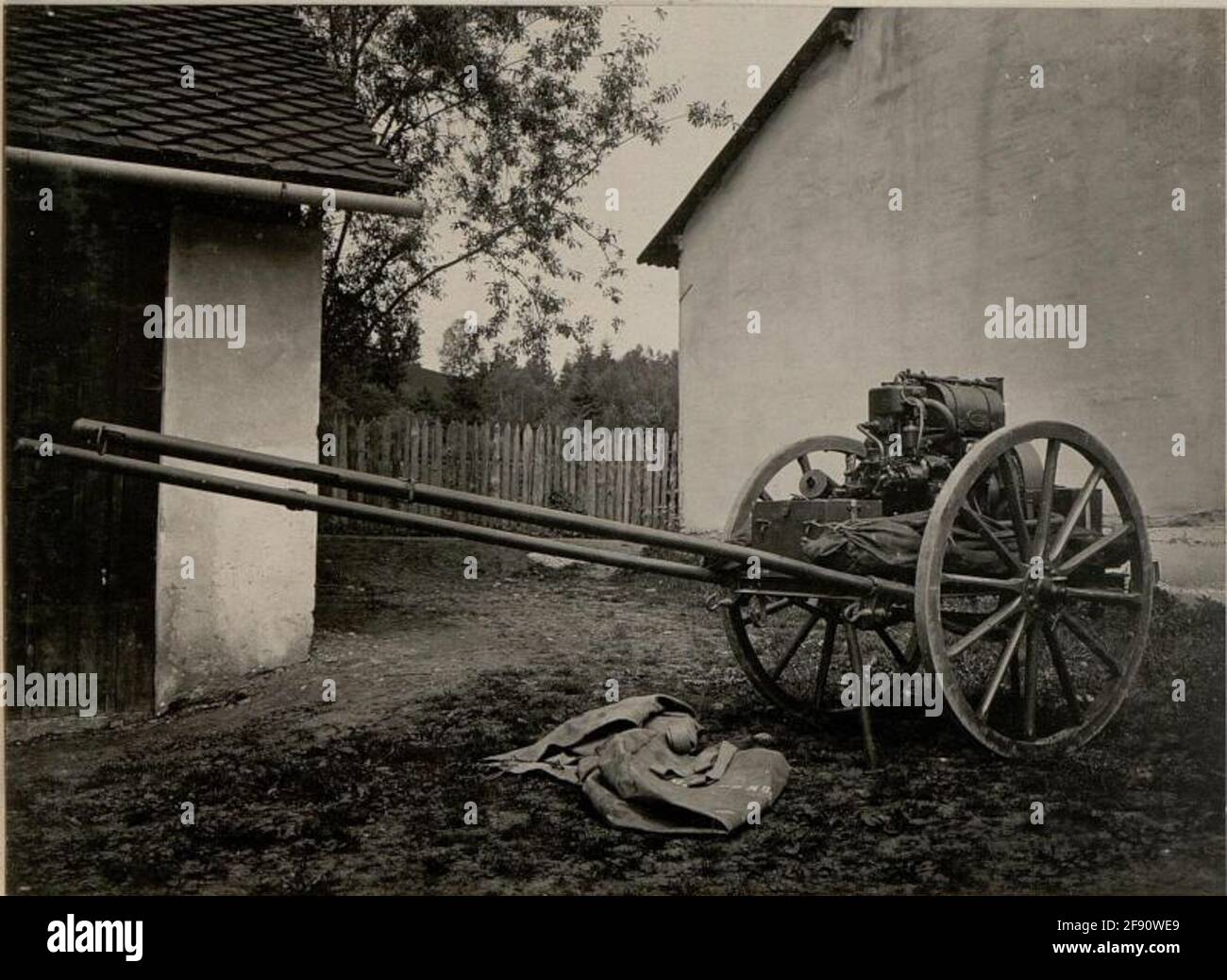 90 cm m.15 headlight, machine cart Stock Photo - Alamy