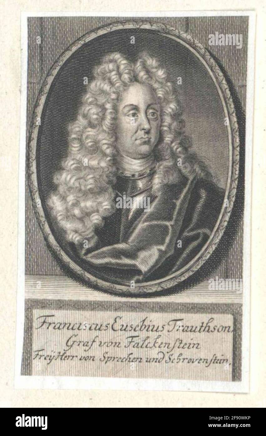Trautson, Count of Falkenstein, Franz Eusebius Stock Photo - Alamy