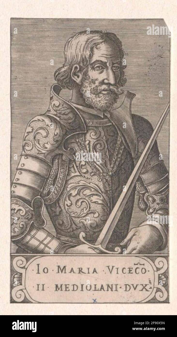 Johann Maria Visconti, Duke of Milan Stock Photo - Alamy