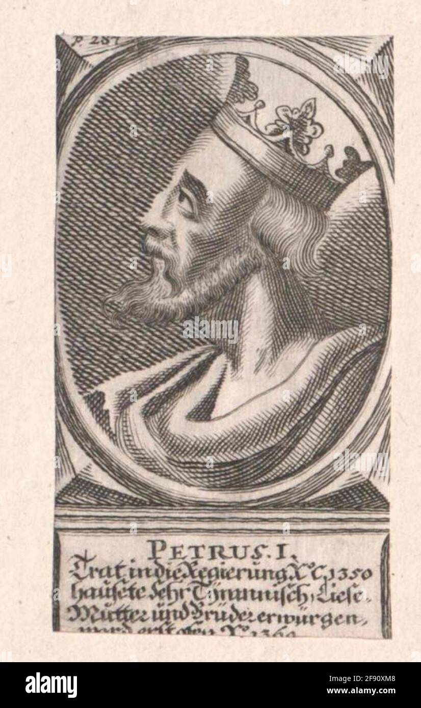 Peter I, King of Castile and León Stock Photo - Alamy