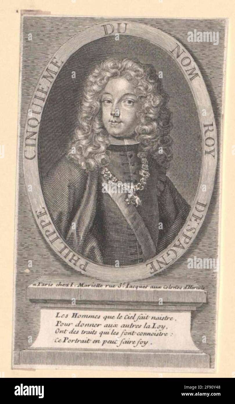 Philipp V., King of Spain Stock Photo - Alamy