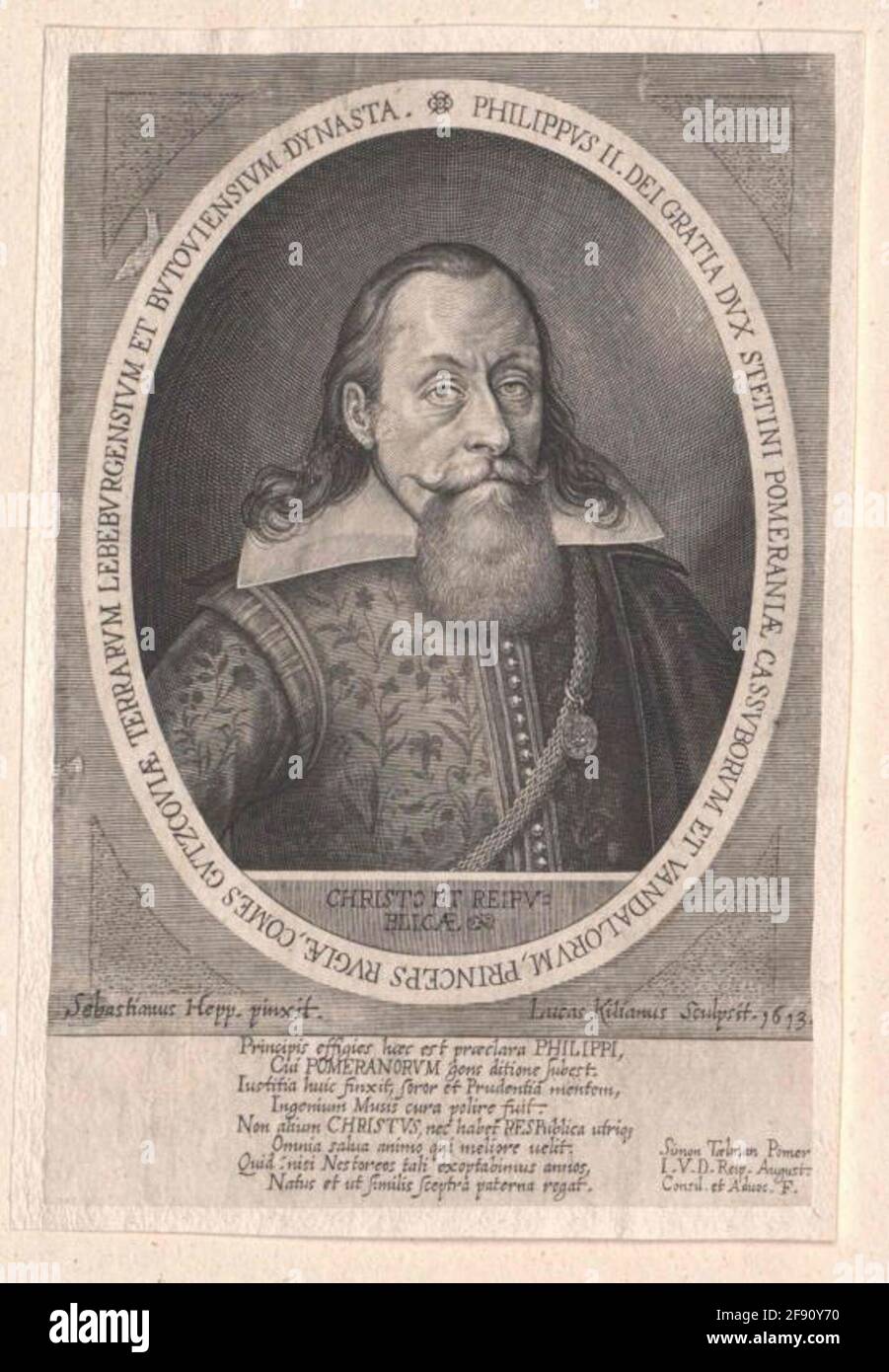 Philipp II, Duke of Pomeranian painter: Hepp, Sebastianstecher: Kilian ...