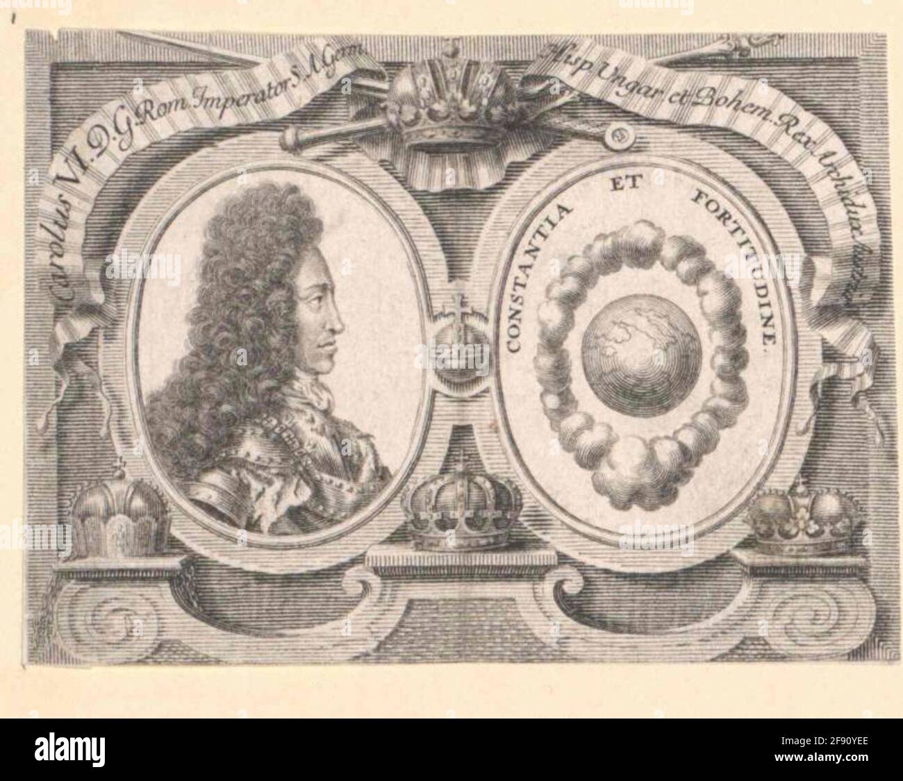 Karl VI., Roman-German Kaiser Stock Photo - Alamy