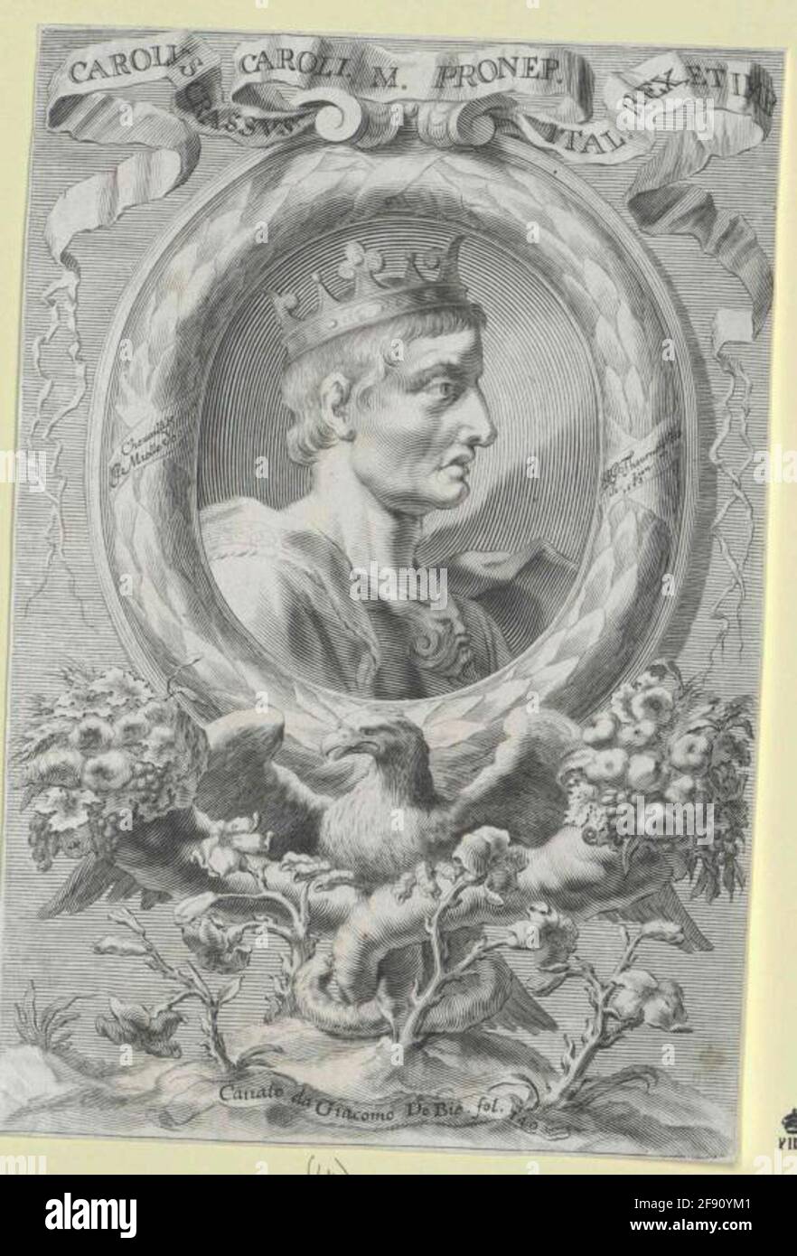 Karl III., The Thick Emperor Stock Photo - Alamy