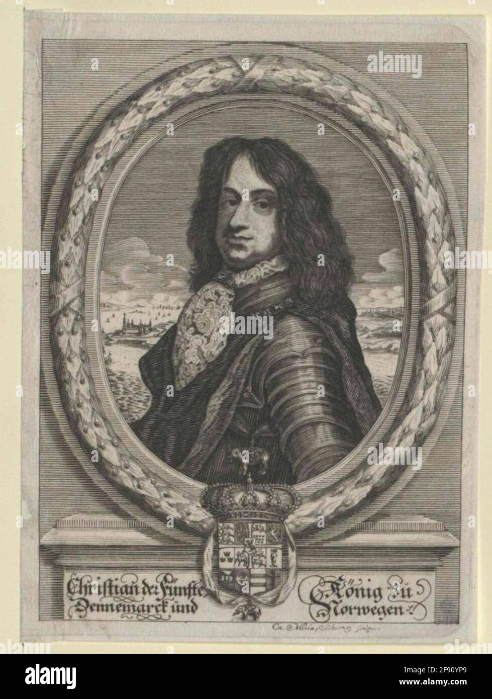 Christian V, King of Denmark Stock Photo - Alamy