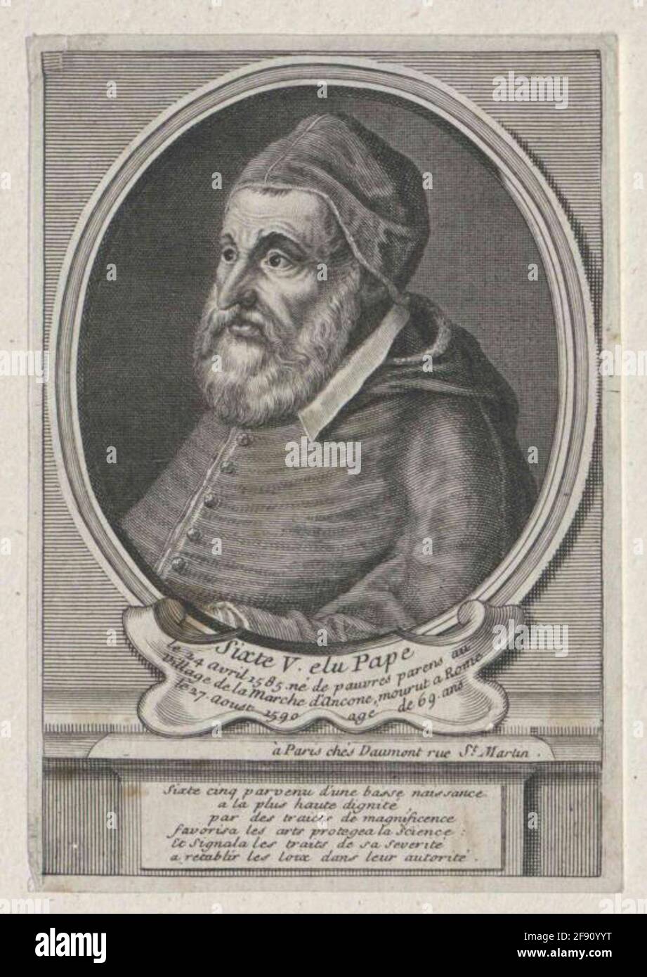 Sixtus V., papa Stock Photo - Alamy