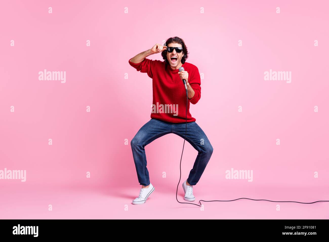 Full body photo of young excited man happy crazy positive smile have ...