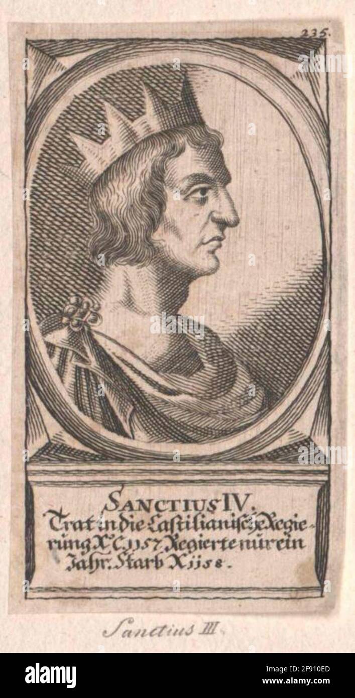 Sancho IV., King of Castile and León Stock Photo - Alamy