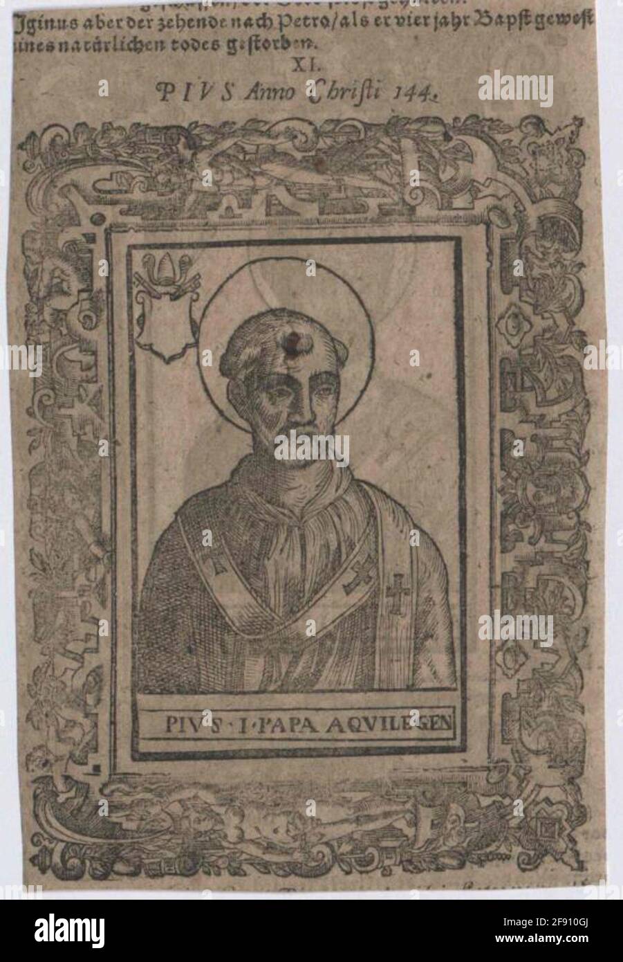 Pius I., papa Stock Photo - Alamy