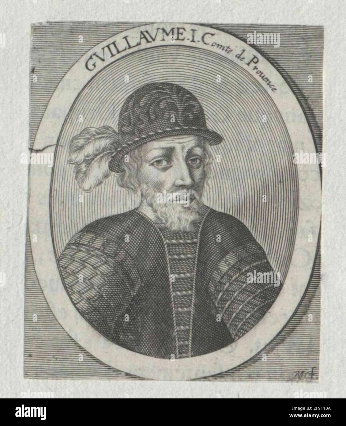 Wilhelm II (I.), Count of Provence Stock Photo - Alamy