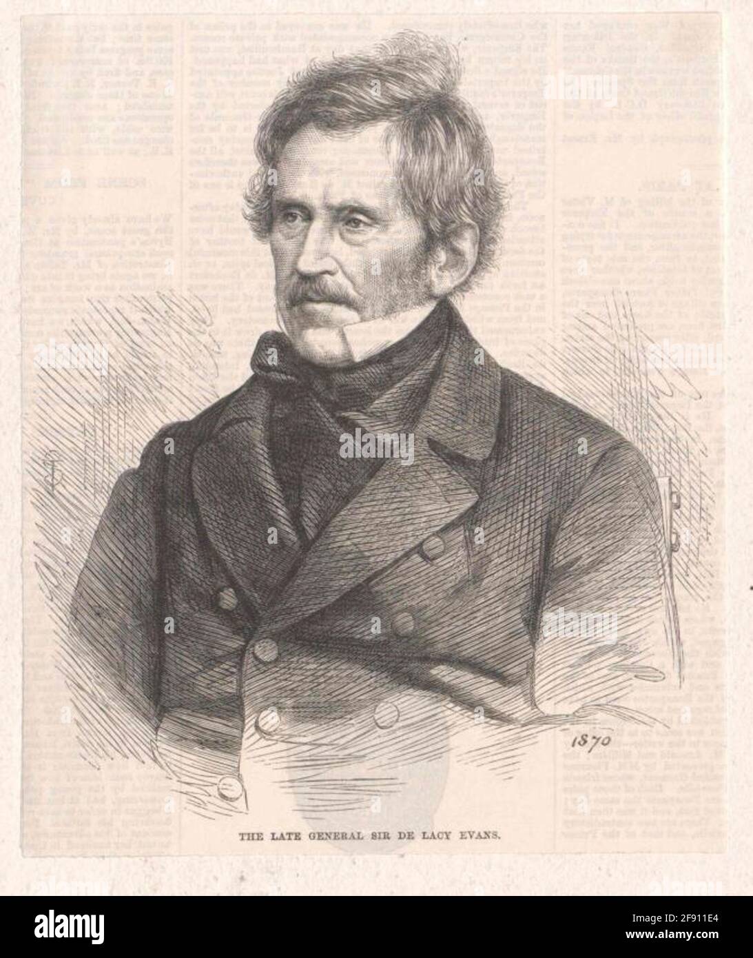 Evans, Sir George De Lacy Stock Photo - Alamy