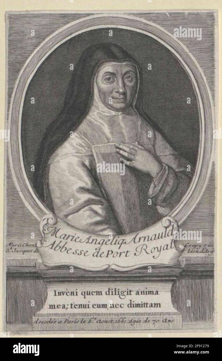 Arnauld, Marie Angelique Stock Photo - Alamy