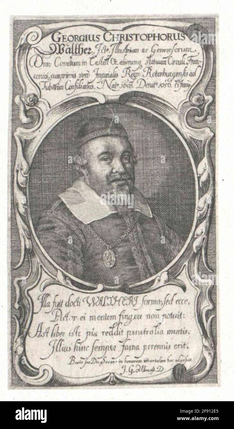 Walther, Georg Christoph Stock Photo - Alamy