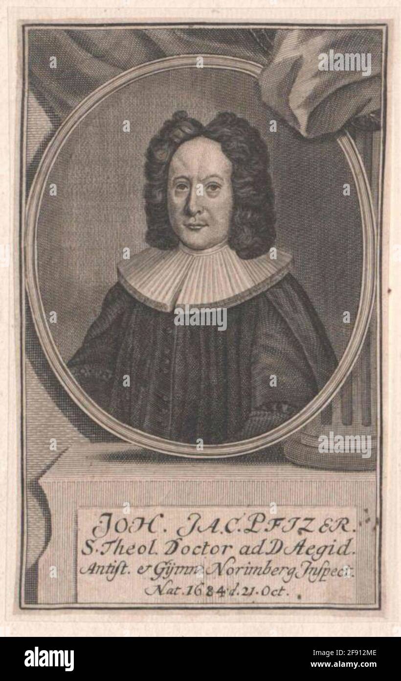 Pfitzer, Johann Jacob Publisher: Ended, Wolfgang Moritz (daughters ...