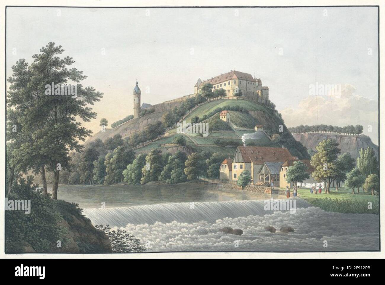 Castle Freyburg at the Unstrut Stock Photo - Alamy