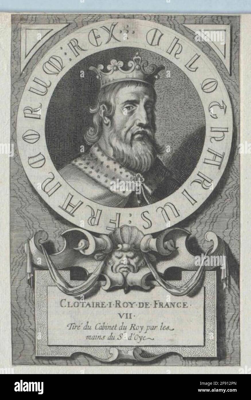 Chlothar I, King of Franconia Stock Photo - Alamy