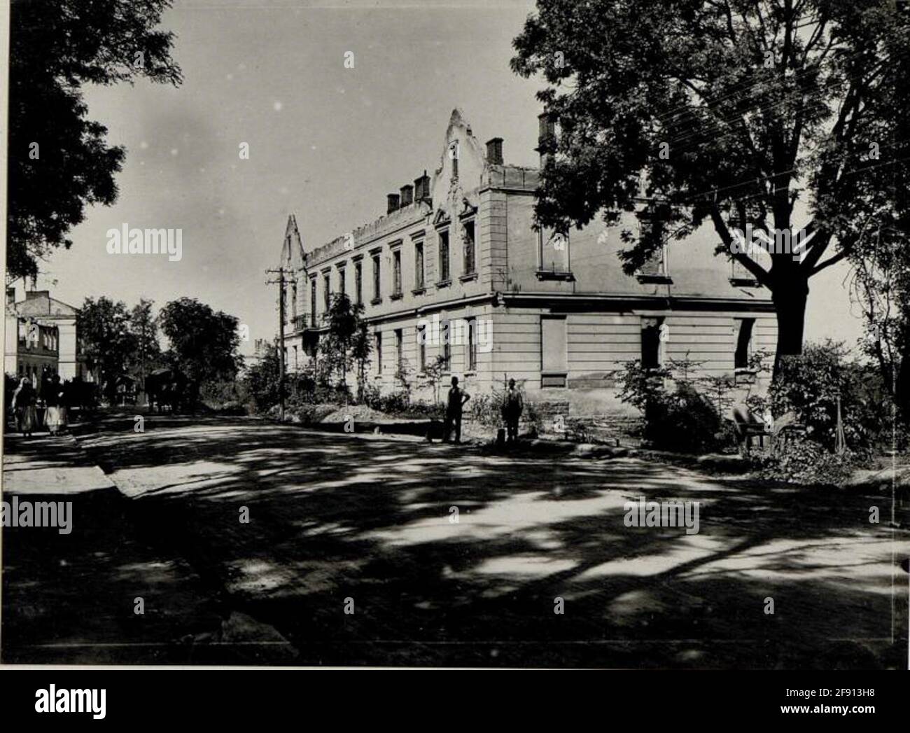 District main team in Sboriw (Zborow), former.9.K.K. Building Stock ...