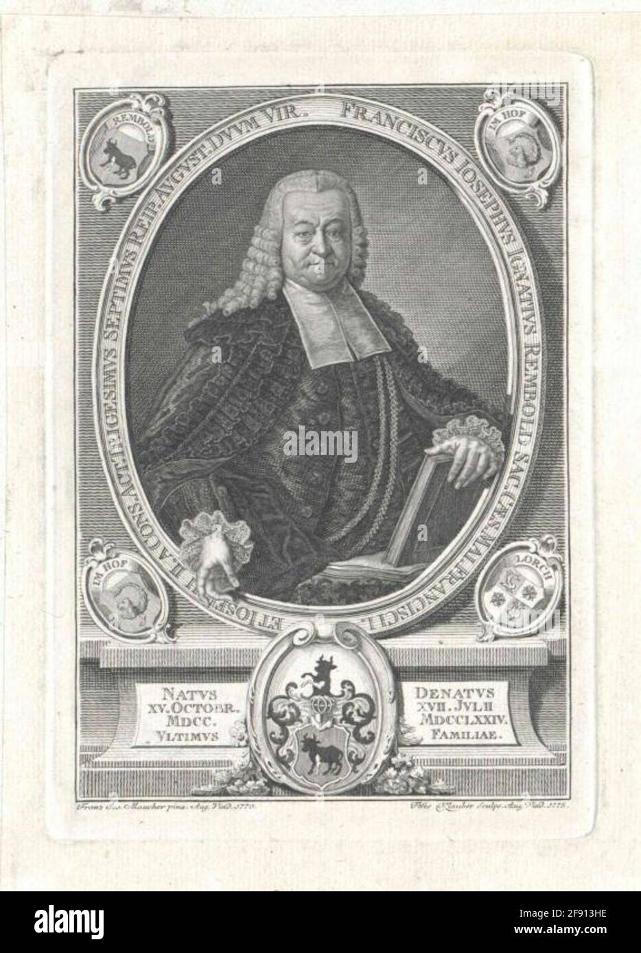 Rembold, Franz Joseph Ignaz Stock Photo - Alamy