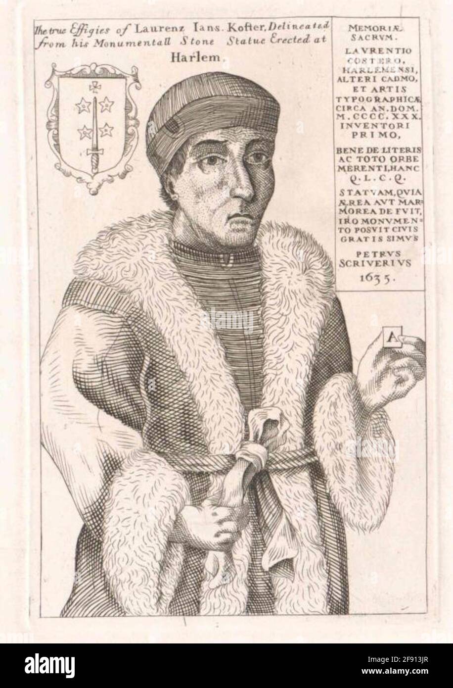 Laurens coster hi-res stock photography and images - Alamy