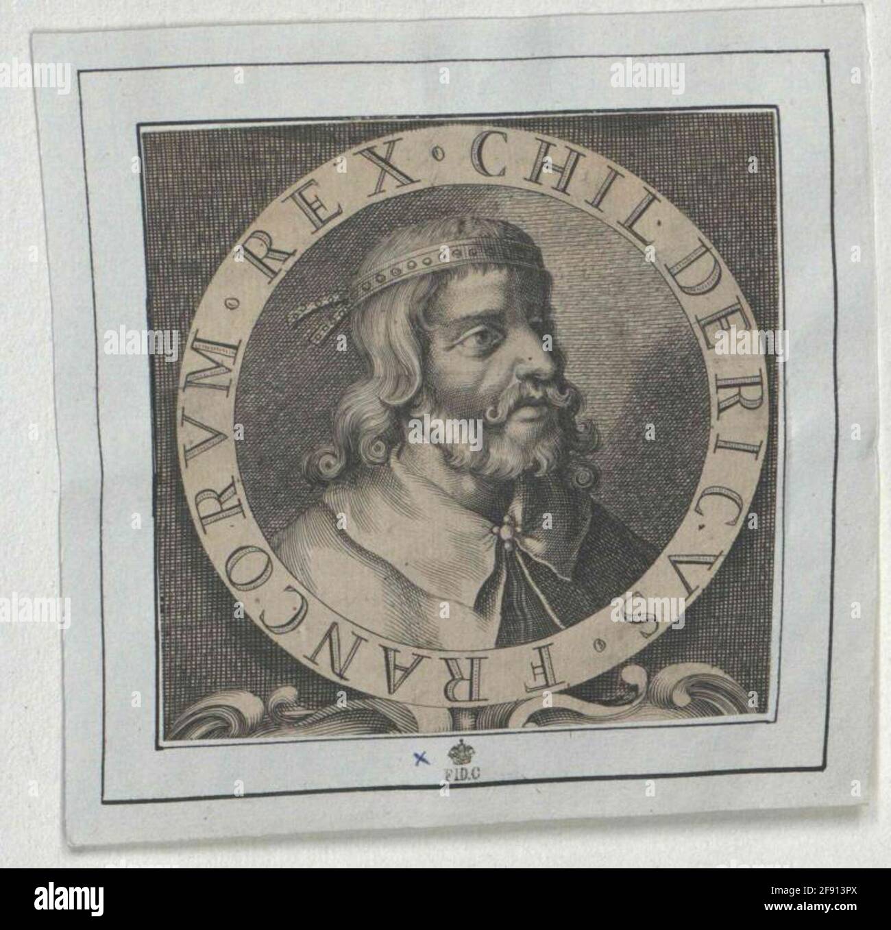 Childerich II., King of Swiss francs Stock Photo - Alamy