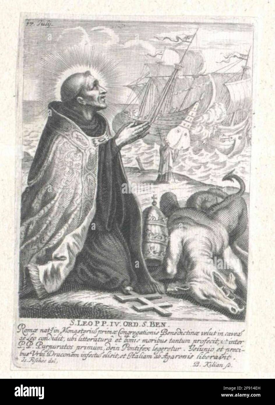 Leo IV., Pope Stock Photo - Alamy