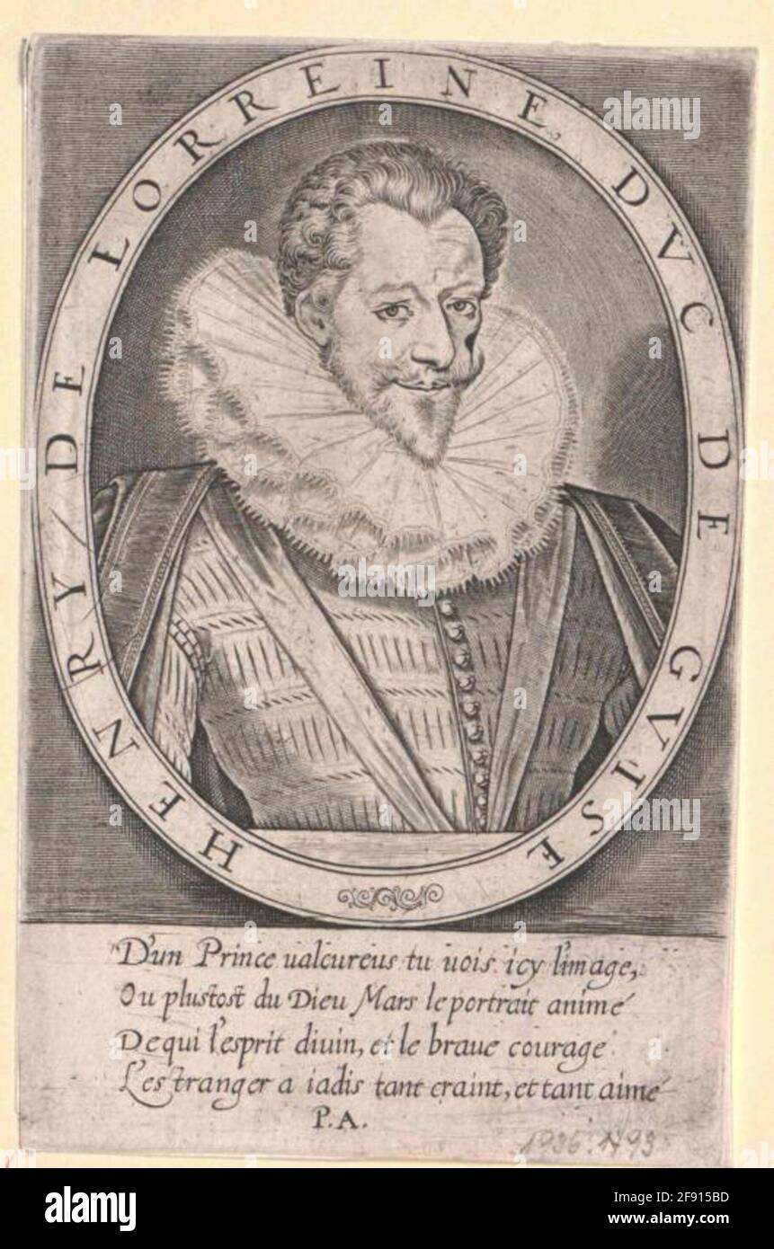 Heinrich I, Duke of Lorrainen-Guise Stock Photo - Alamy