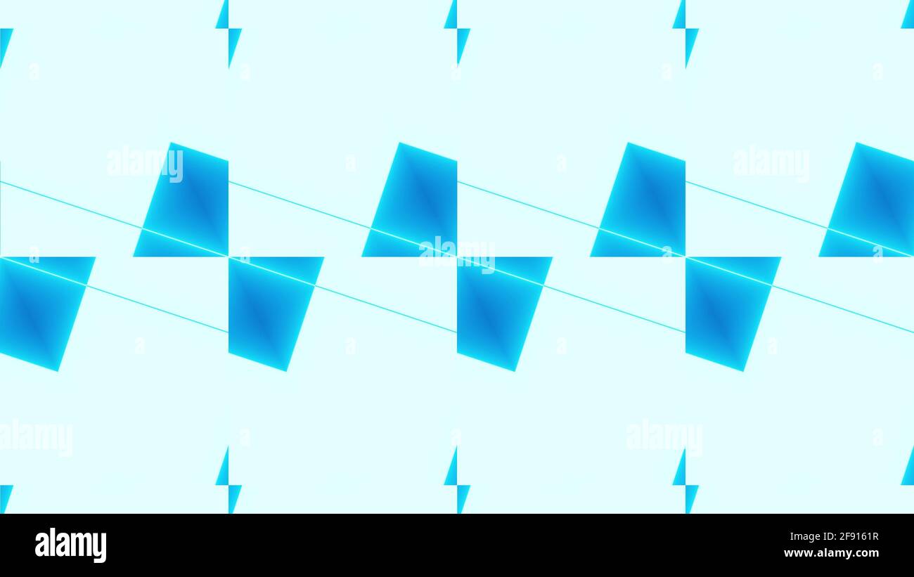 3D rendering of bright neon blue abstract pattern background Stock ...