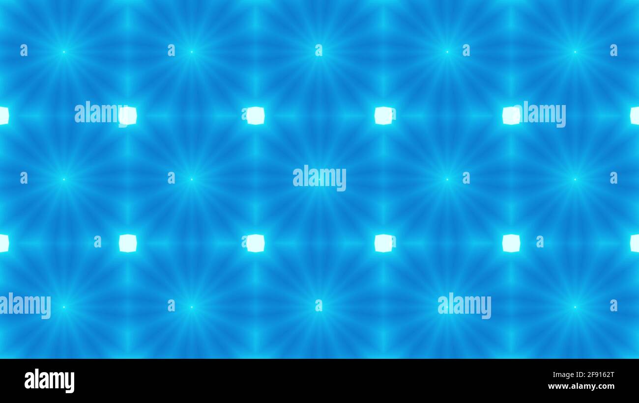 3D rendering of bright neon blue abstract pattern background Stock ...