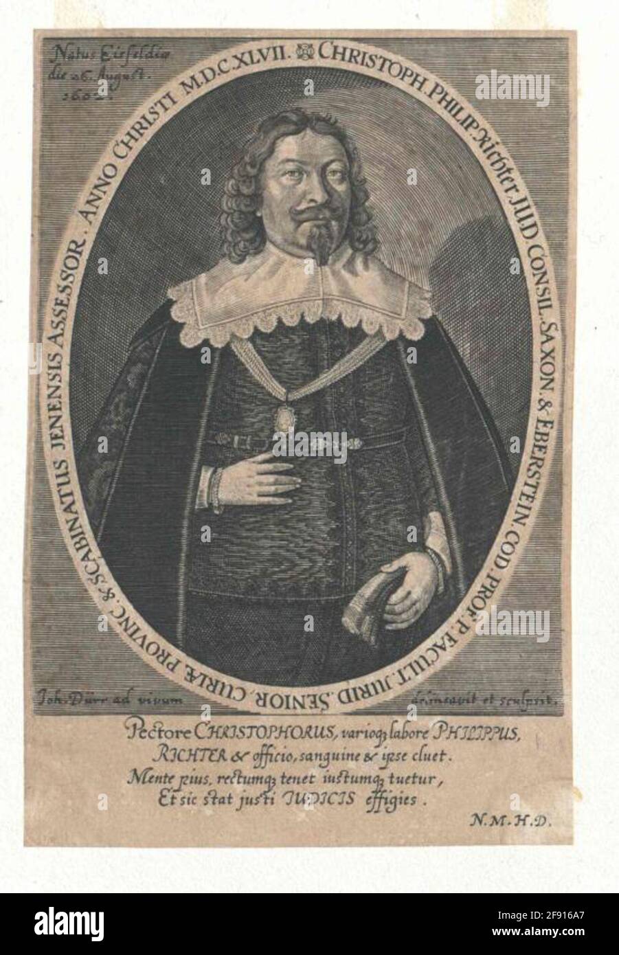 Judge, Christoph Philipp Stecher: Dürr, Johann (1600 Stock Photo - Alamy