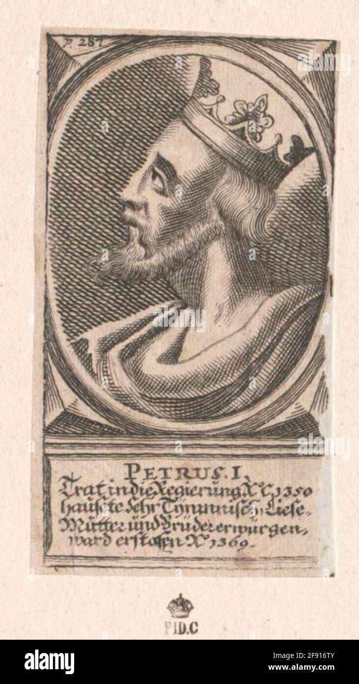 Peter I, King of Castile and León Stock Photo - Alamy